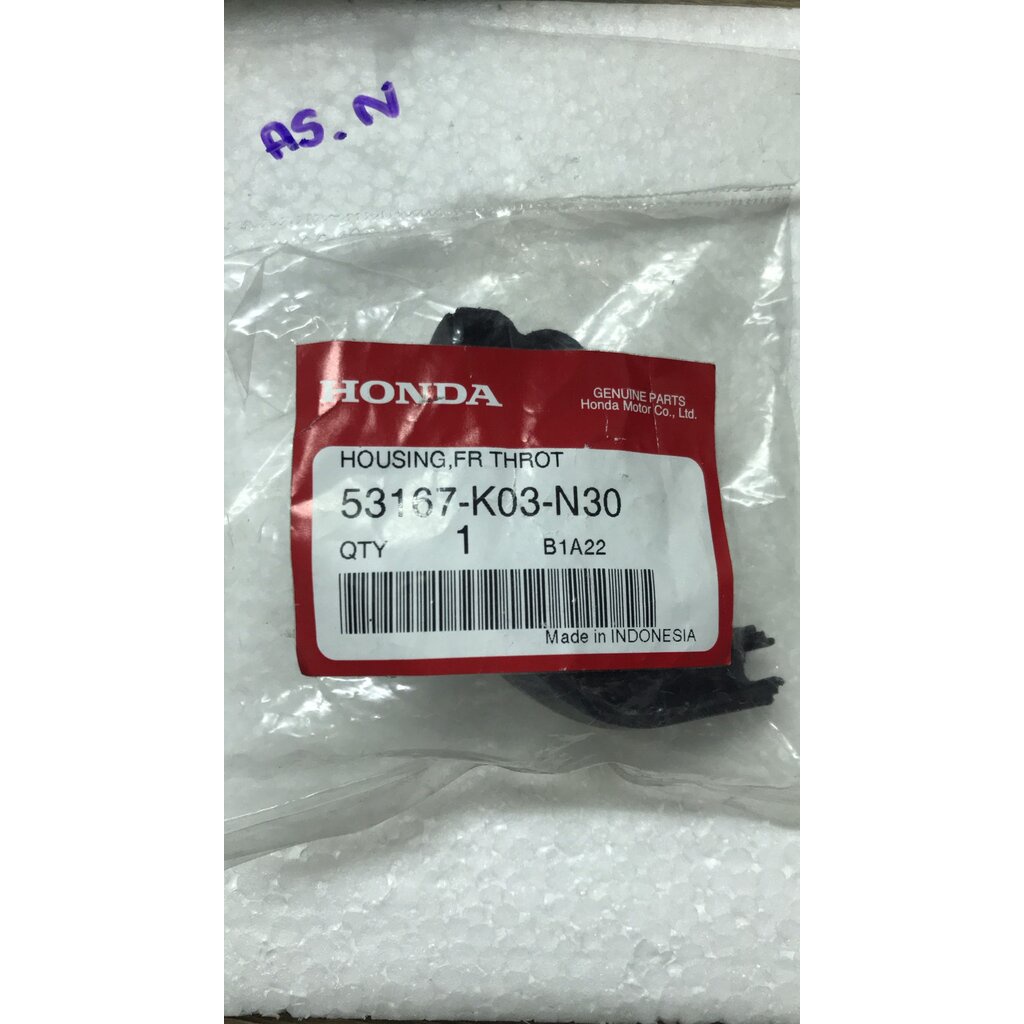53167-K03-N30 ปะกับปลอกคันเร่งด้านหน้า WAVE125I (ปลาวาฬ) ตัวใหม่ '2019 ...