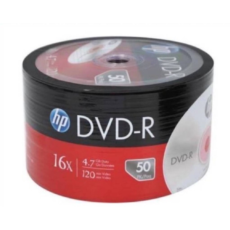แผ่น DVD ยี่ห้อ HP DVD-R 16x (แพ็ค50) | Shopee Thailand