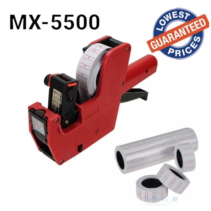 Price Labeler MX-5500 เครื่องตีราคา เครื่องติดป้ายราคา | Shopee Thailand