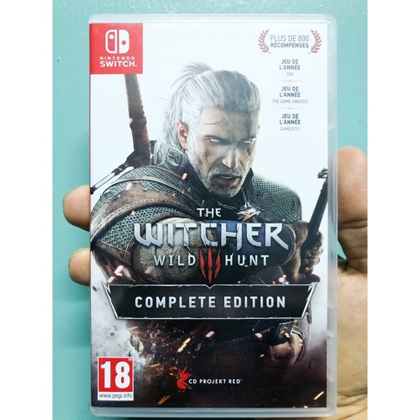 แผ่นเกมส์ Nintendo Switch : The Witcher 3 Wild Hunt Complete Edition (มือ2) (มือสอง) | Shopee ...