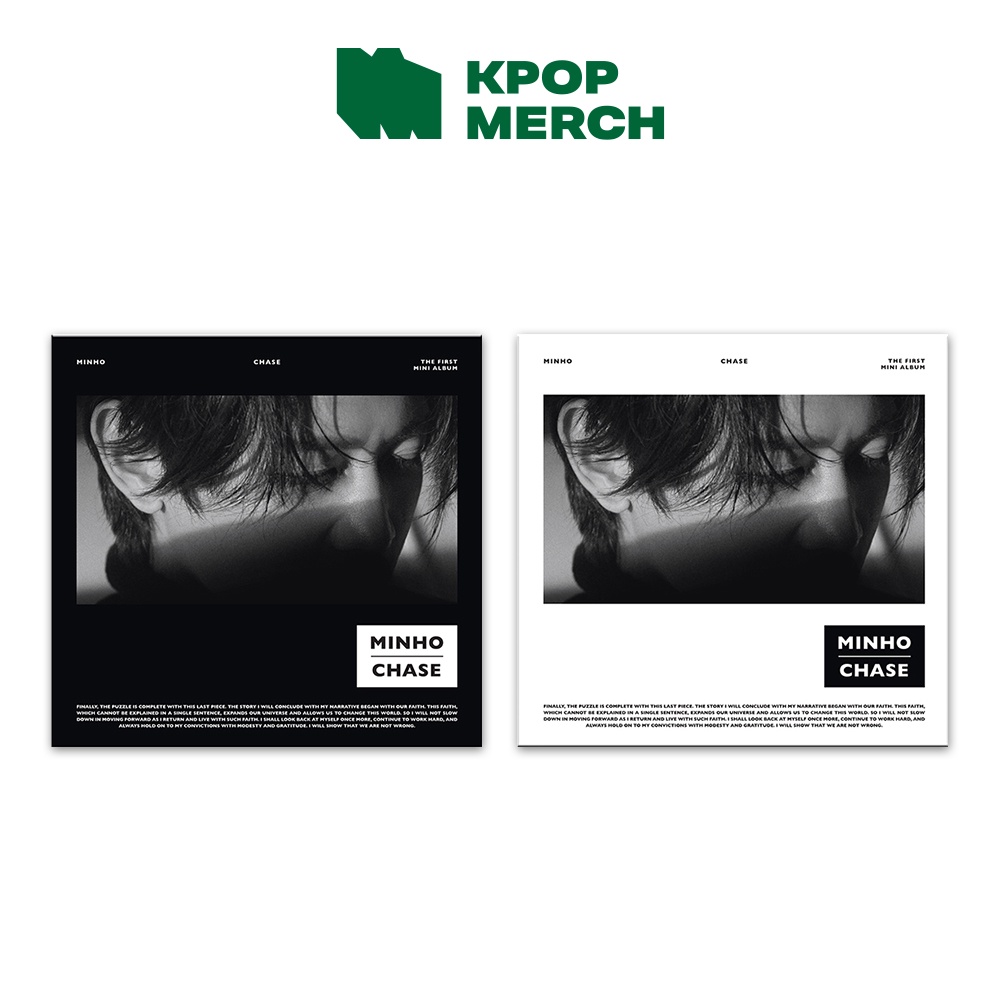 SHINee MINHO - 1st Mini Album [ Chase ]_Digipack version | Shopee Thailand