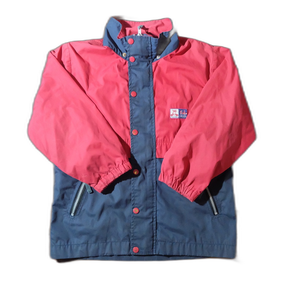 Fido Dido Jacket อก 19 นิ้ว ยาว 24 นิ้ว สีแดง/กรม มือสอง ของแท้ ...