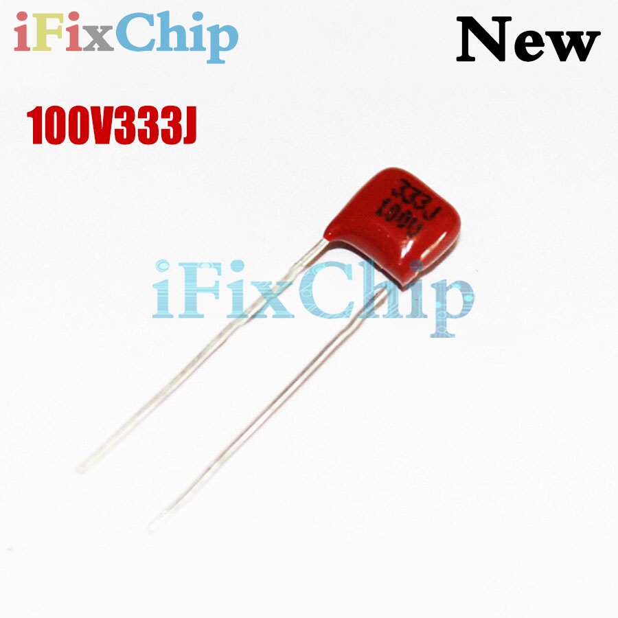 50pcs 100V333J 33NF 100V 333J Pitch 5 มม.CBB ตัวเก็บประจุฟิล์มโพรพิลีน ...