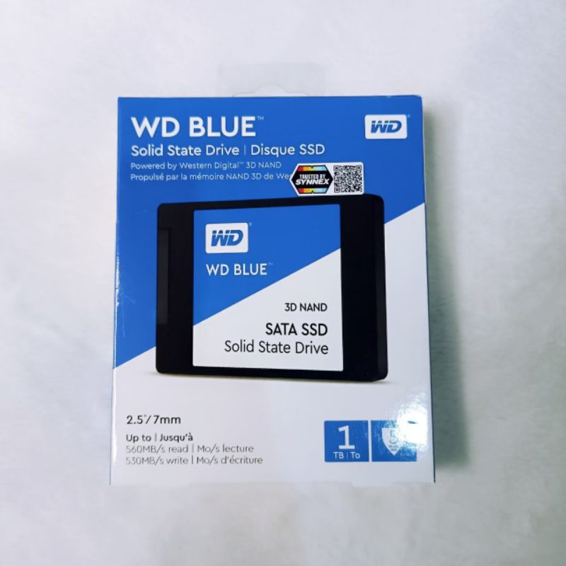 Western Digital Blue ขายดี ราคาถูก TB SSD SATA WD BLUE (WDS100T2B0A) 3D NAND 1TB | Shopee Thailand