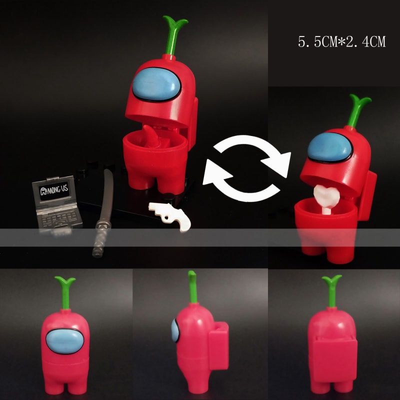 ฟิกเกอร์ Among Us Minifigures Shapeshifter Scientist Engineer Guardian ...
