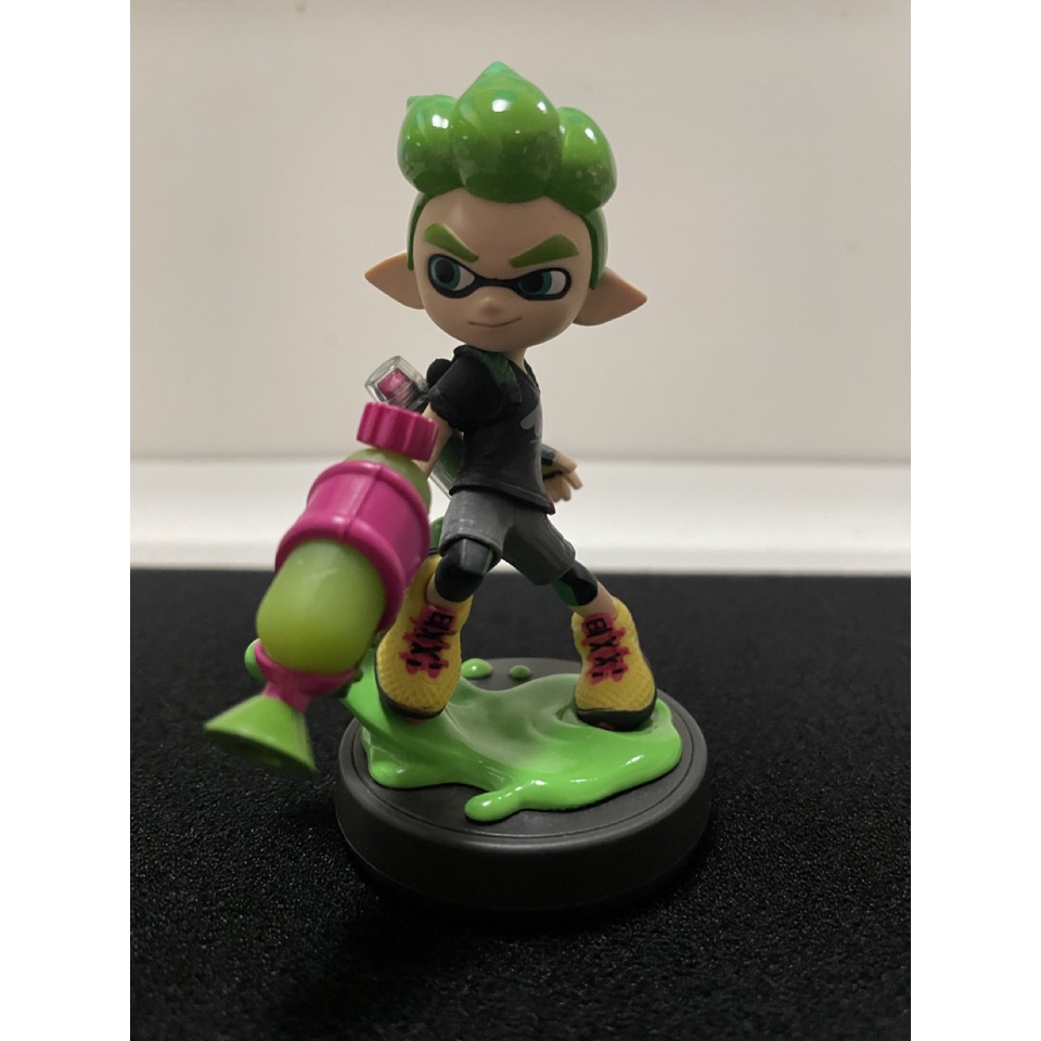 Amiibo Splatoon 2 Pink Inkling Girl, Purple Squid, Green Inkling Boy ...