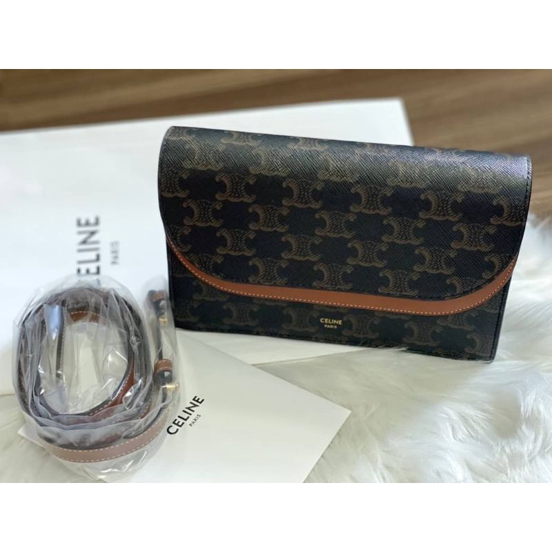 New Celine Wallet On Strap | Shopee Thailand