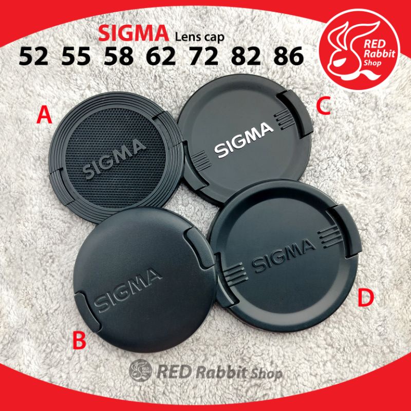 Sigma lens cap ฝา Sigma ของแท้ ฝาหน้า Sigma 52mm 55mm 58mm 62mm 72mm 82mm 86mm Japan มือ 2 สภาพ ...