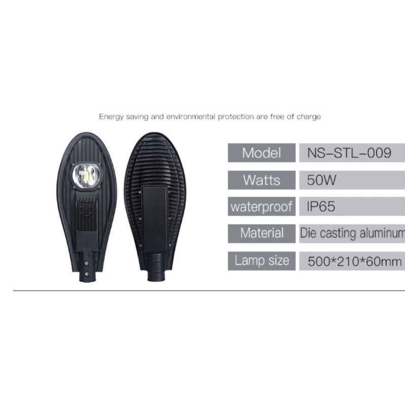 โคมไฟถนน 50W Cob led street light 30w/50w/100w/150w color black color ...