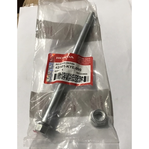 เพลาหน้า + น็อต สําหรับ HONDA MEGA PRO NEW VERZA | Shopee Thailand