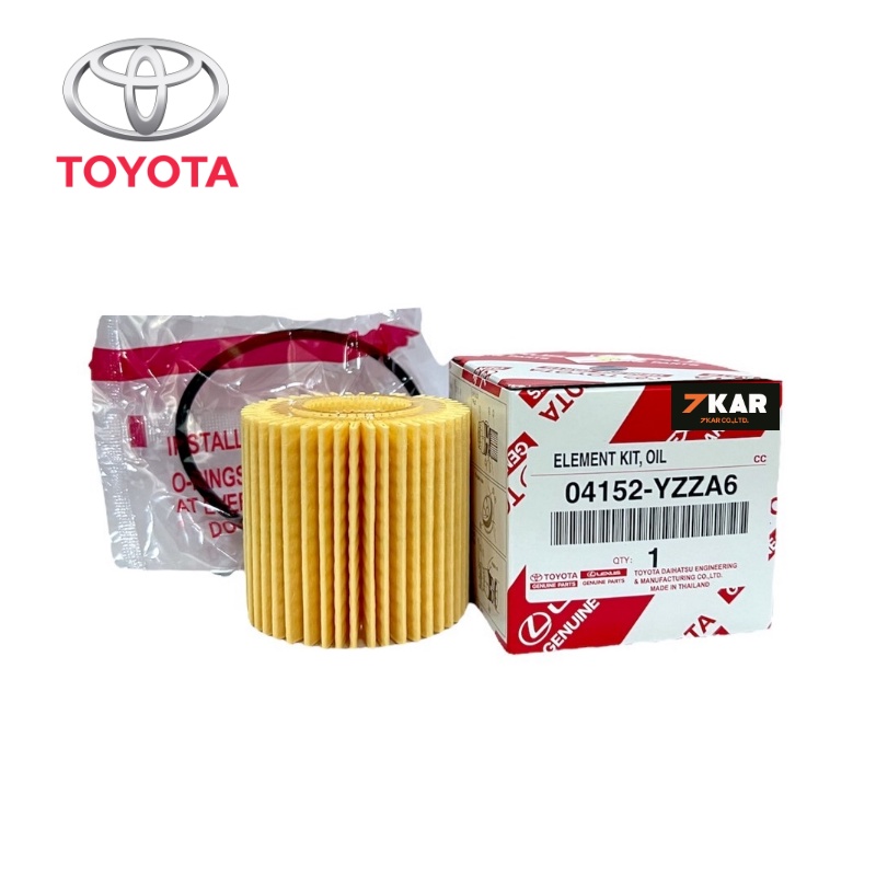 กรองน้ำมันเครื่อง โตโยต้า แท้ OIL FILTER 04152-YZZA6 | Shopee Thailand