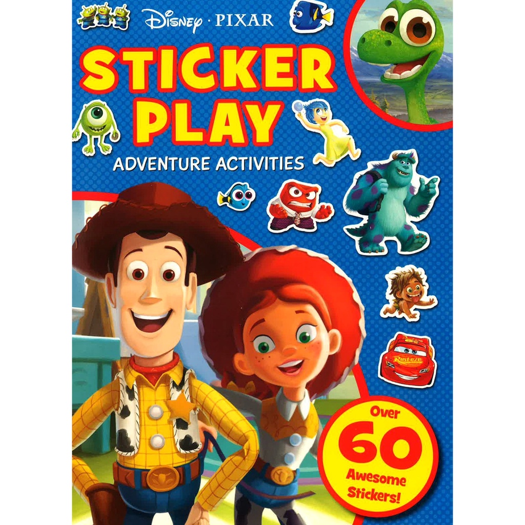 Disney Pixar Sticker Play Adventure Activities หนังสือเด็ก กิจกรรม ...