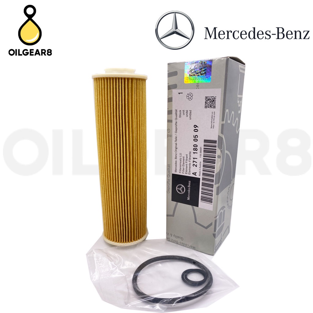 BENZ กรองน้ำมันเครื่อง M271 EVO เทอร์โบ เบอร์ A 2711800509 A 2711800409 ...