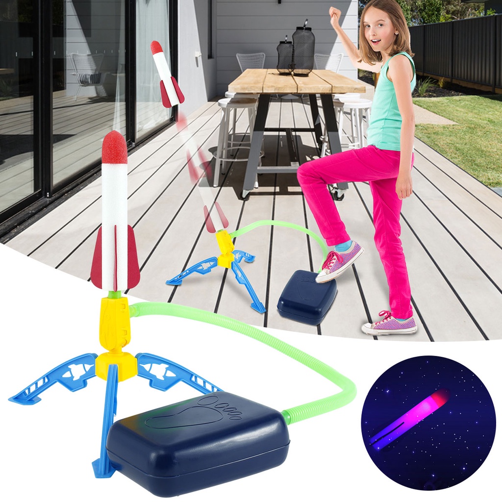 Rocket Launcher Toys Original Dueling Rockets Launcher 3 Foam Rockets ...