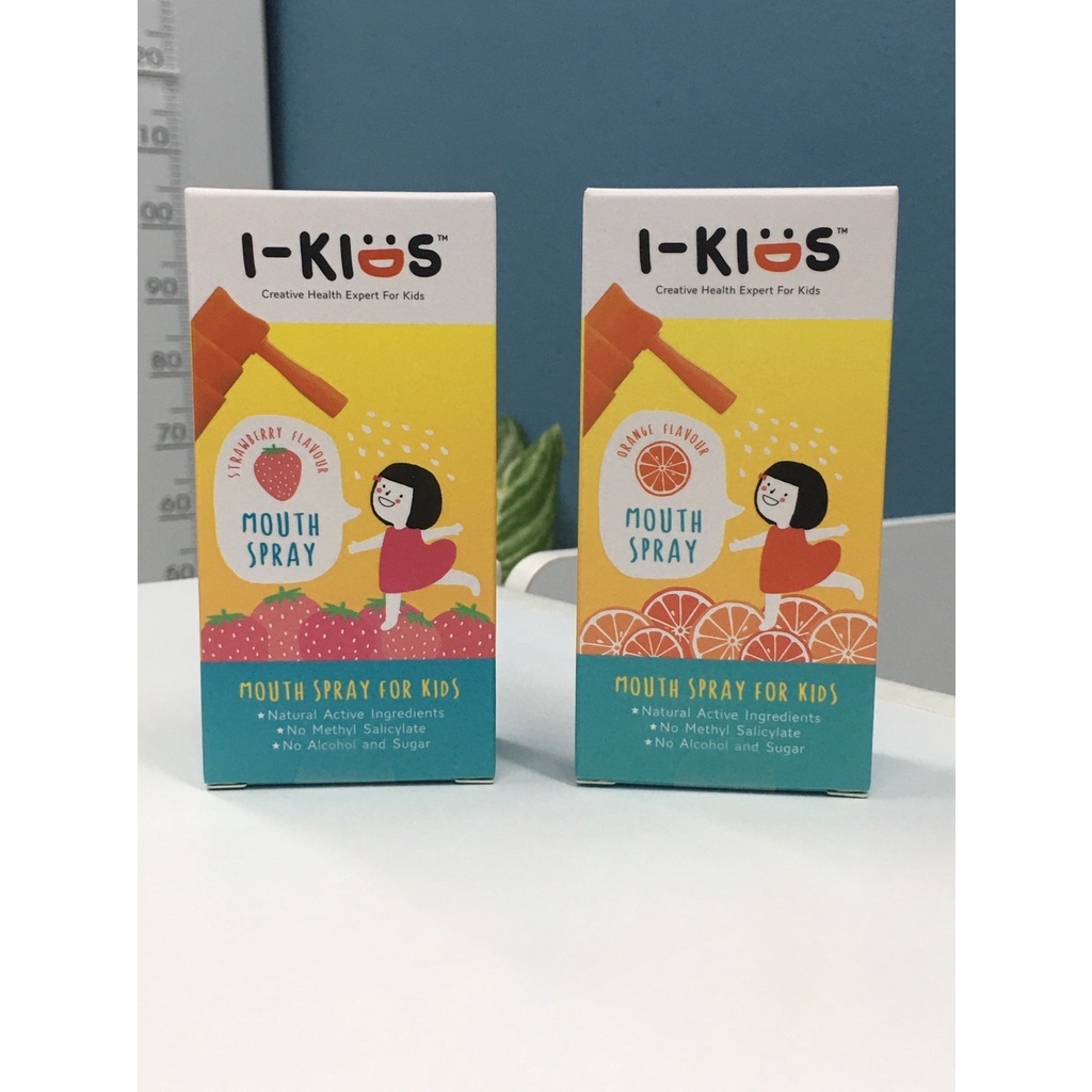 I-Kids Mouth Spray สเปรย์พ่นคอเด็ก แก้ไอ สดชื่น ชุ่มคอ | Shopee Thailand