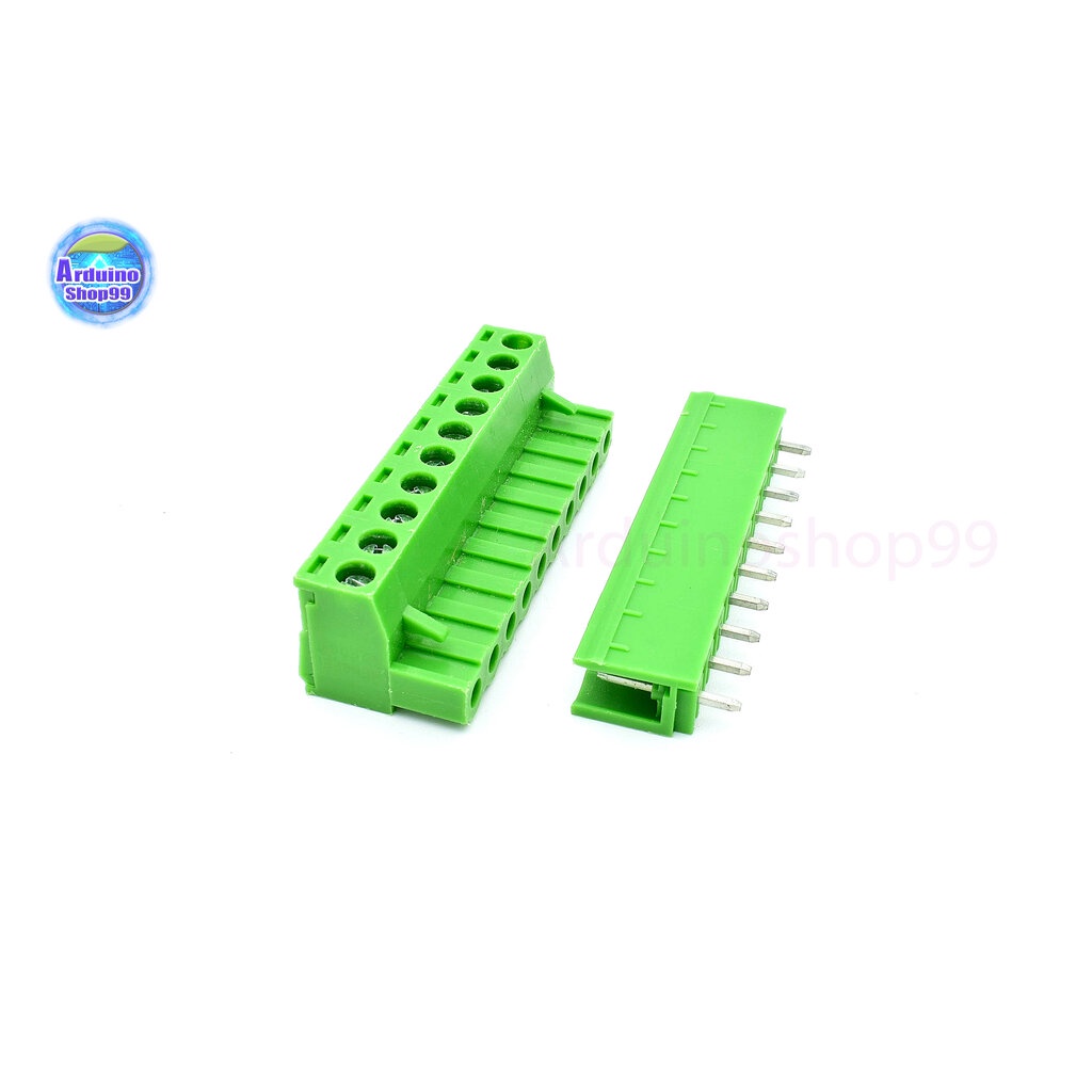Terminal Block PCB connector 10P / 2EDGK 5.08mm plug-in ( 1 ชุด ผู้ ...