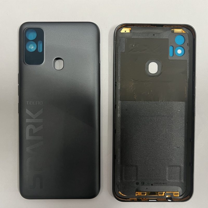 Tecno Spark 7 KF6 ฝาครอบแบตเตอรี่ด้านหลัง อะไหล่ซ่อมเคสประตู | Shopee ...