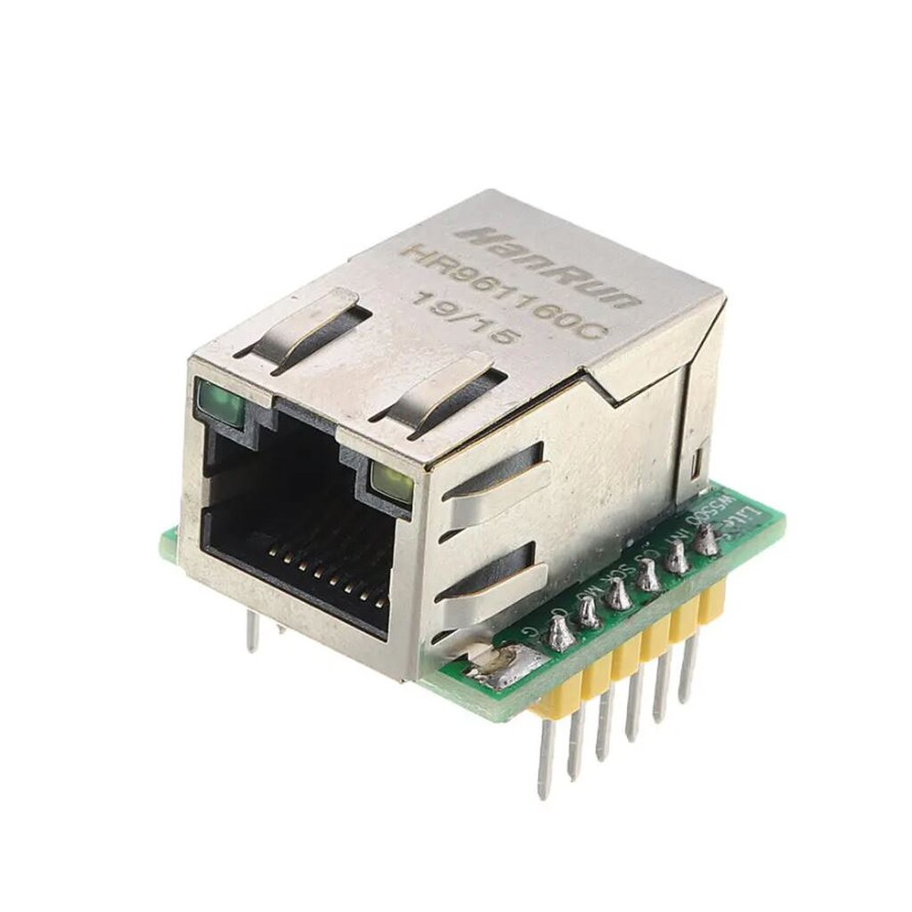 โมดูลแปลง SPI เป็น LAN USR-ES1 W5500 Chip SPI to LAN Ethernet Converter ...