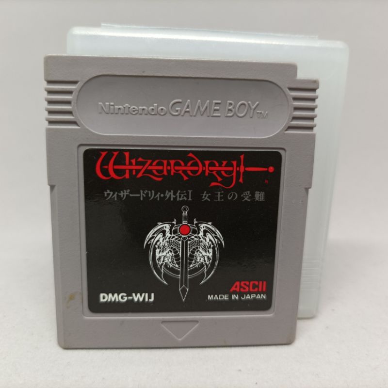 WIZARDRY GAIDEN 1 | ตลับเปล่าเกมบอยแท้ | Game Boy Original Cartridge ...