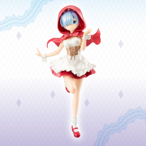 Re:Zero FuRyu Figure Set - SSS Red Riding Hood Ver. Rem & Ram Pearl Ver ...