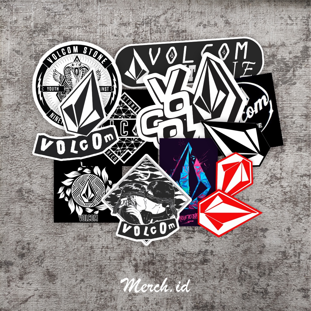 สติ ๊ กเกอร ์ distro ยี ่ ห ้ อ Volcom /Sticker Pack | Shopee Thailand