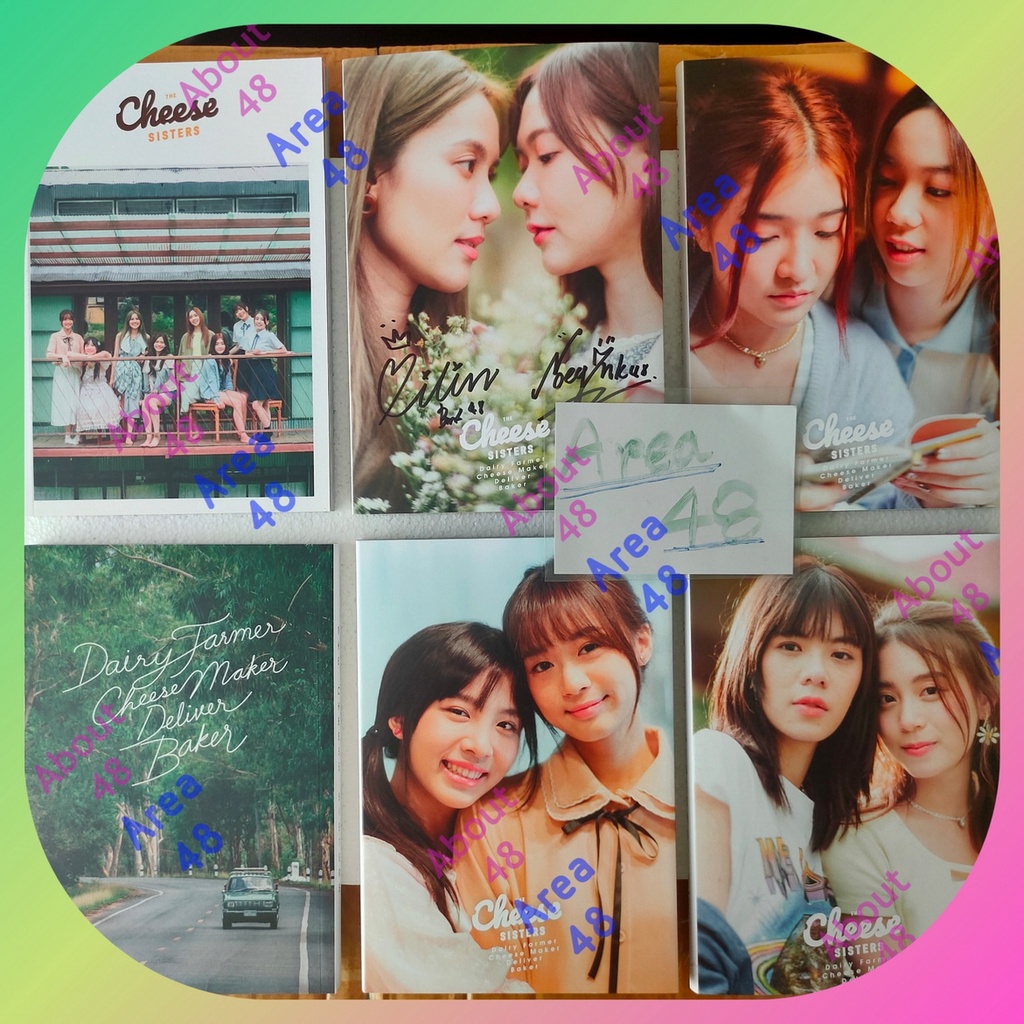 หนังสือ Cheese Sisters Photobook BNK48 + Jacket รูปคู่ ปัญ เจนนิษฐ์ วี ฟ้อนด์ คนิ้ง มามิ้งค์ น้ำ ...