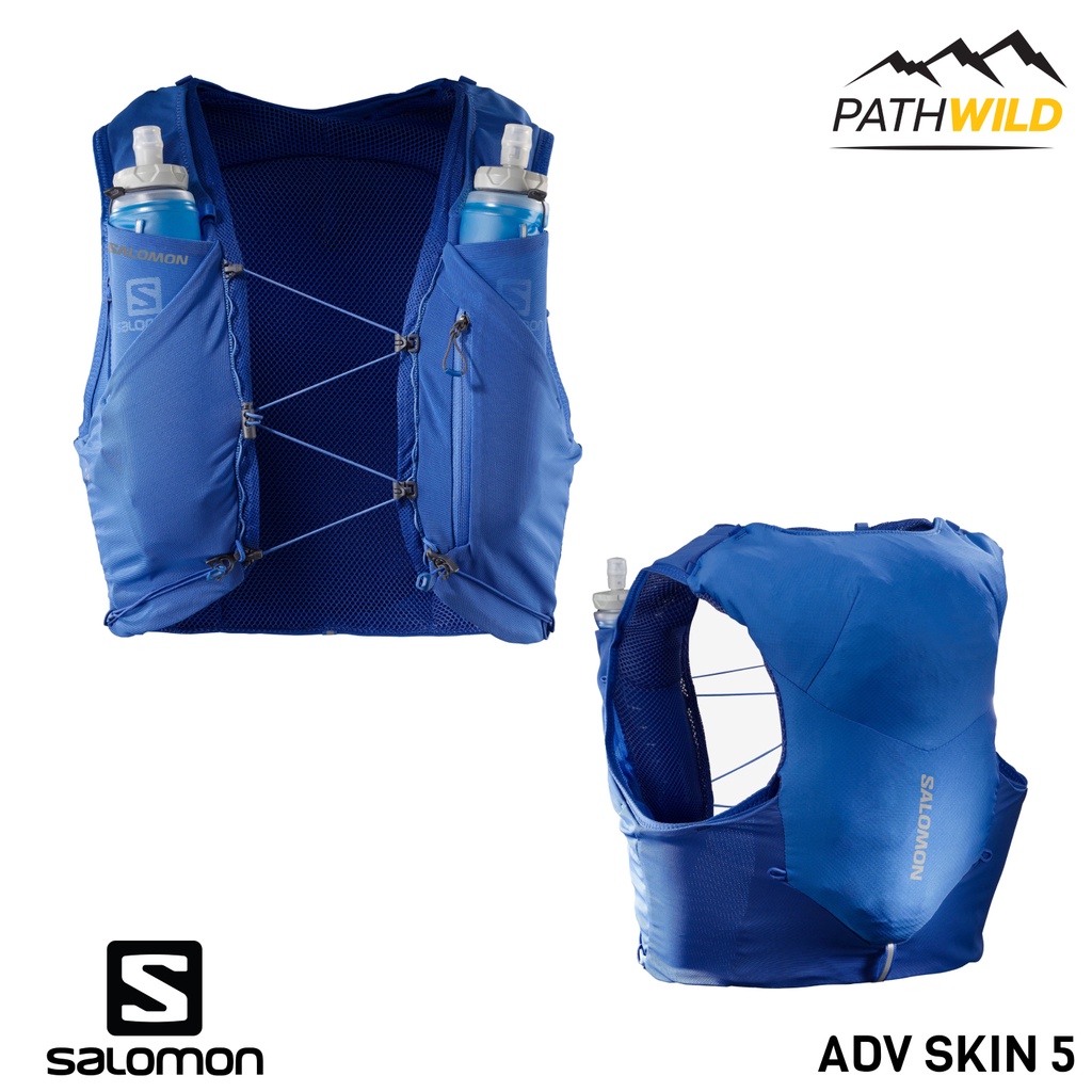 เป้น้ำสำหรับวิ่งเทรล SALOMON ADV SKIN 5 WITH FLASK ความจุ 5 ลิตร แนบ ...