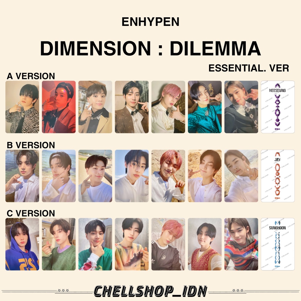 Photocard ENHA DIMENSIONS: DILUME ESSENTIAL VERSION | Shopee Thailand