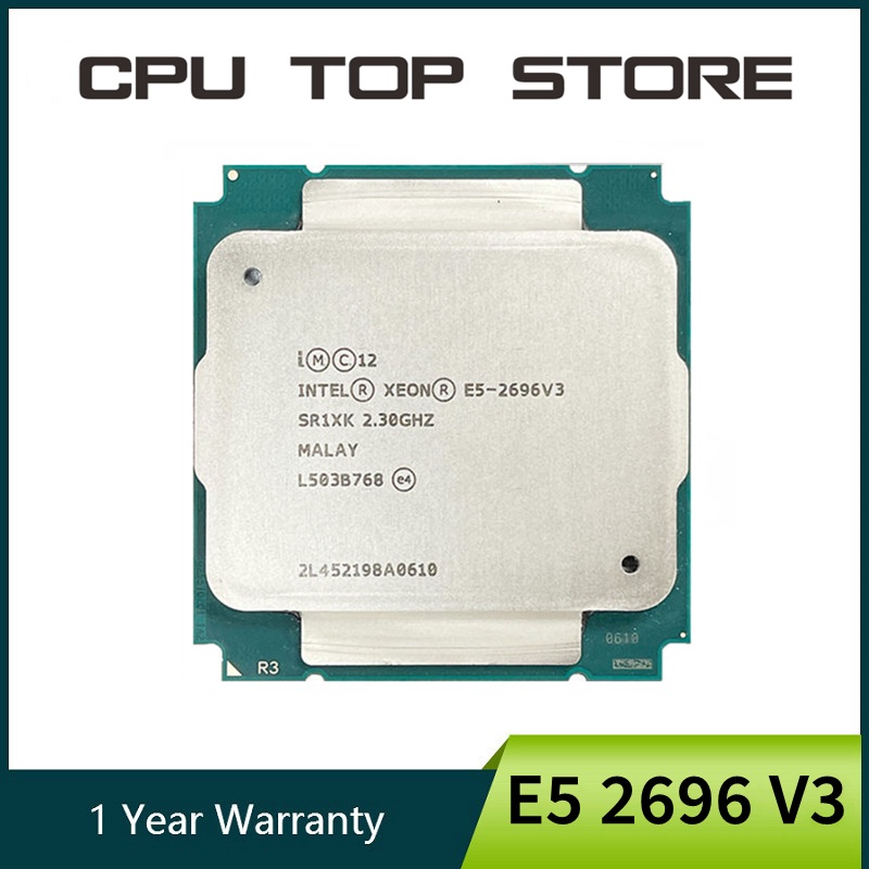 โปรเซสเซอร์ CPU Intel Xeon e5 2696v3 e5 2696 v3 sr1xk 18-core 2.3GHz LGA 2011-3 | Shopee Thailand