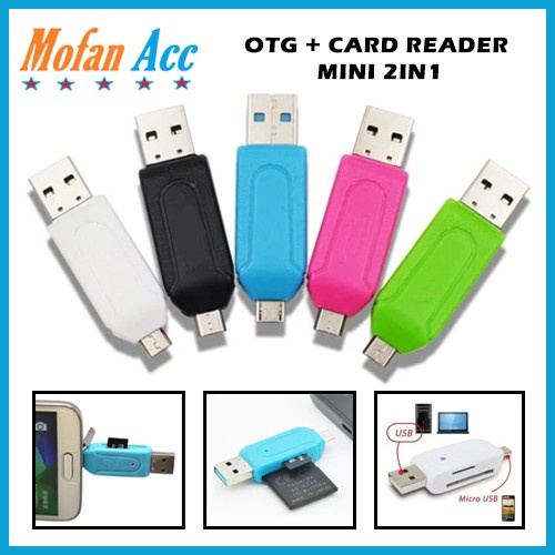 เครื่องอ่านการ์ด OTG - MicroSD - OTG SD + เครื่องอ่านการ์ด | Shopee ...