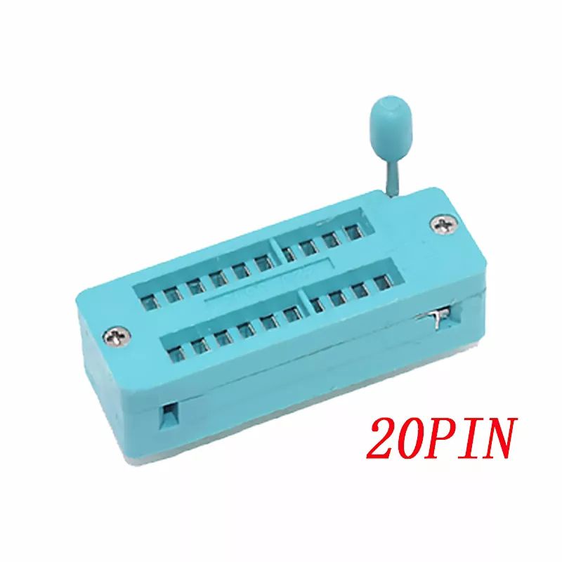 14 16 18 20 24 28 32 40 Pin 2.54 mm Green DIP Universal ZIF IC Socket ...