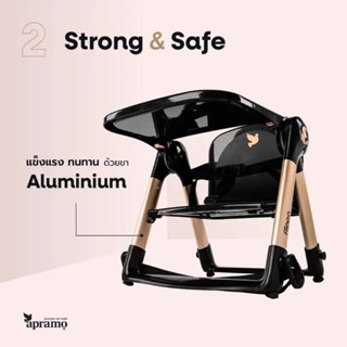ของแท้ ศูนย์ไทย APRAMO FLIPPA เก้าอี้ทานข้าวเด็กแบบพกพา COMBO SET ⭐ ...