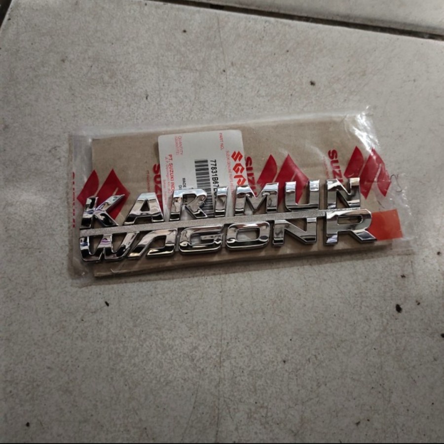 Suzuki karimun wagon r Logo Emblem Original sgp | Shopee Thailand