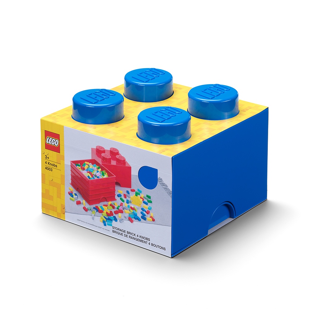 LEGO Storage Brick 4 Blue กล่องเลโก้ กล่องอเนกประสงค์ สีน้ำเงิน ...