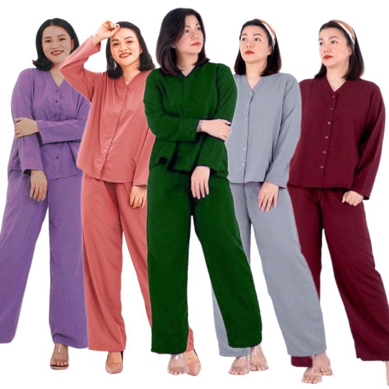 Big SIZE/One Set/One Set Suit LD 120-140 STANDARD และ JUMBO | Shopee ...