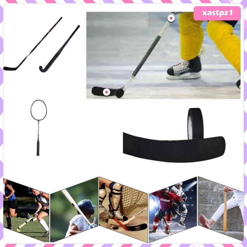 Roll Adhesive Ice Hockey Tape Cotton Cloth Stick Handle Grip Wrap White ...