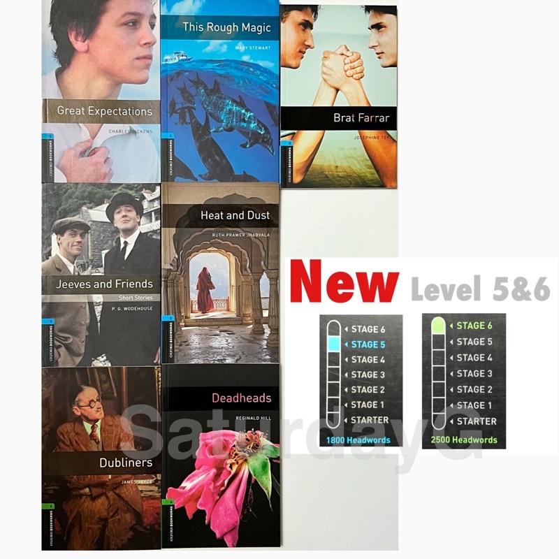 หนังสือฝึกภาษา หนังสืออ่านนอกเวลาภาษาอังกฤษ Level 5&6 | OXFORD ...