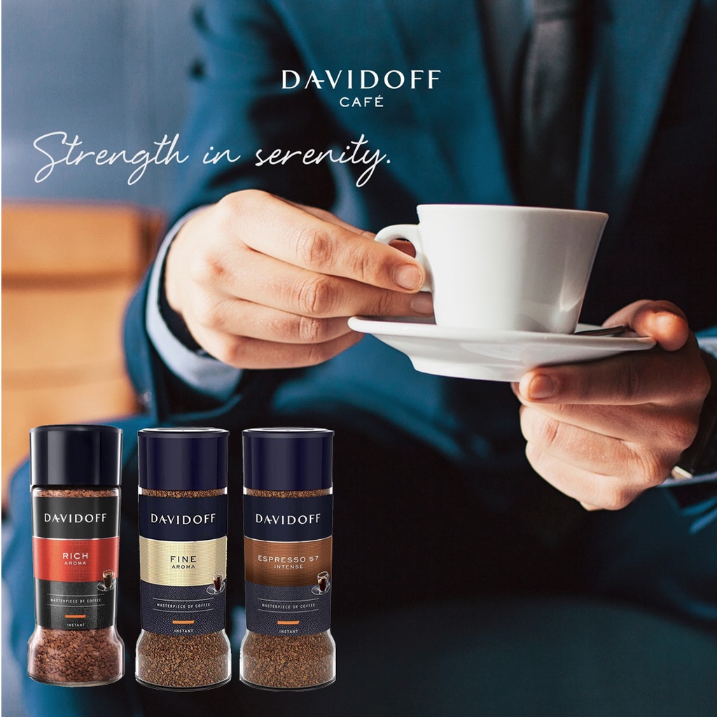 Davidoff Café กาแฟ Davidoff หอมกรุ่น รสชาติที่เข้มข้น ชวนหลงใหล ขนาด100 ...