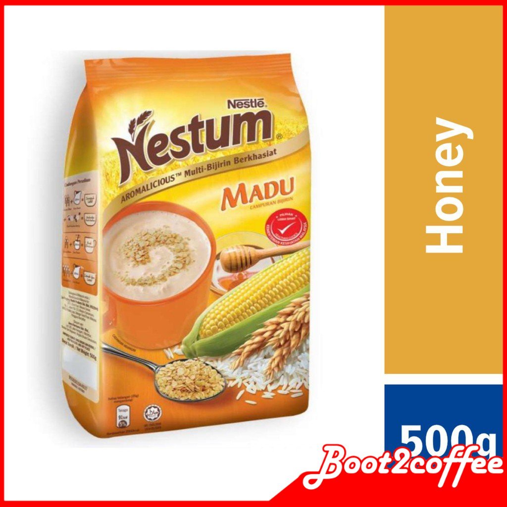 Nestum ผสมน้ำผึ้ง เนสตุ้ม แบบถุงเติม 500 กรัม Cereal เนสตั้ม ...