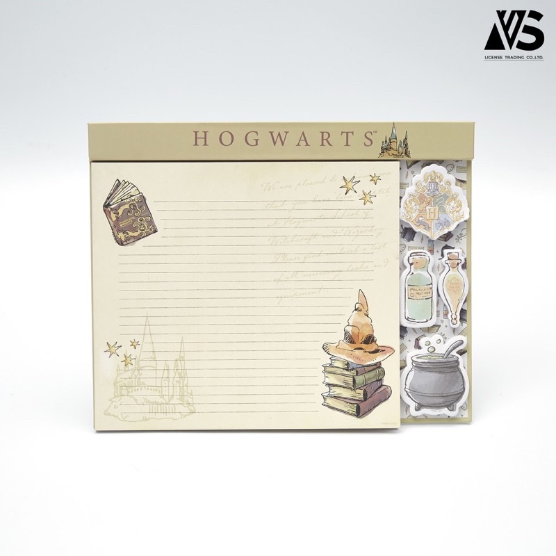 Harry Potter memo pad กระดาษโน้ตพร้อมโพสอิทลายแฮรี่พอตเตอร์ ขนาด 24 * ...