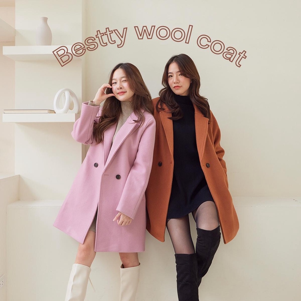 Coatmatter - Bestty Coat เสื้อโค้ทวูล | Shopee Thailand
