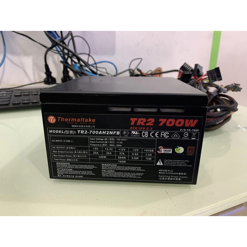 Thermaltake TR-700P TR2 700W 80 PLUS BRONZE มือสองสภาพดี รับประกัน3 ...