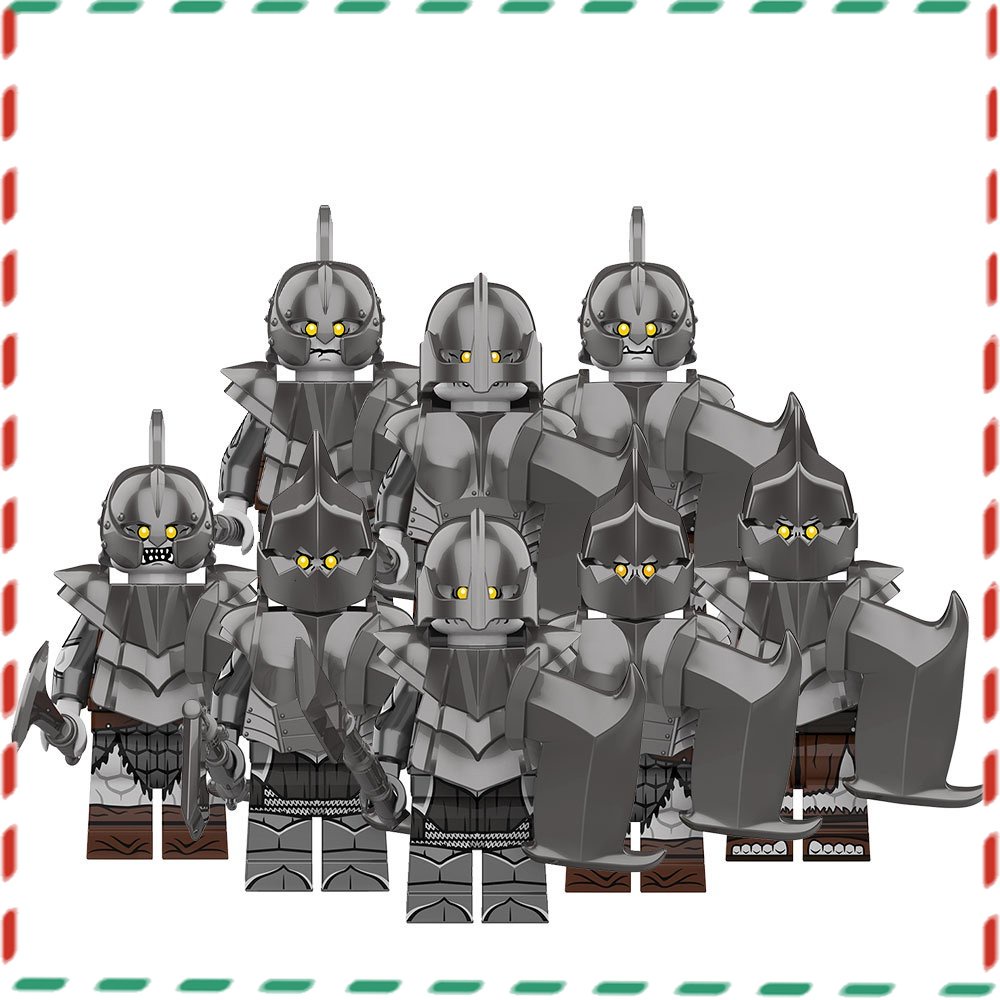 ของเล่น Worldchildren ประกอบของเล่นทหารโบราณ Orc Building Block ...