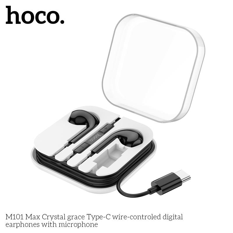 Hoco M101 Max หูฟัง เอียร์บัด รองรับ ซัมซุง, l Pad, Huawei แจ็ค Aux 3.5mm, Type-C Samsung หูฟัง ...
