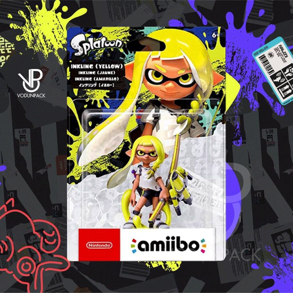 [Amiibo] Splatoon 3 แท้ Deep Cut / Shiver / Frye / SERIES FIGURE INKLING เซ้ท 3 ตัว หรือ แยก อมิ ...