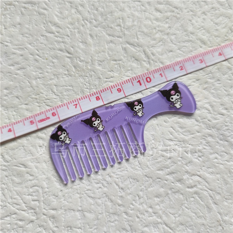 Cute Cartoon Comb Ins Sanrio Kitty Square Portable Comb Funny Girl Bang ...