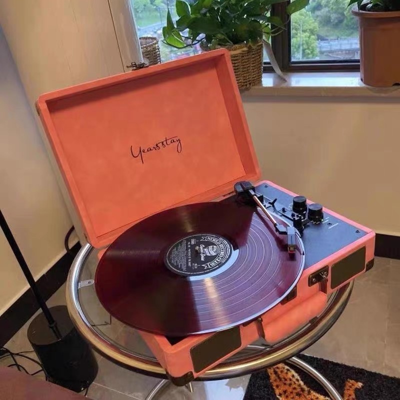 Vintage turntable vinly record player Lp player แผ่นเสียง | Shopee Thailand