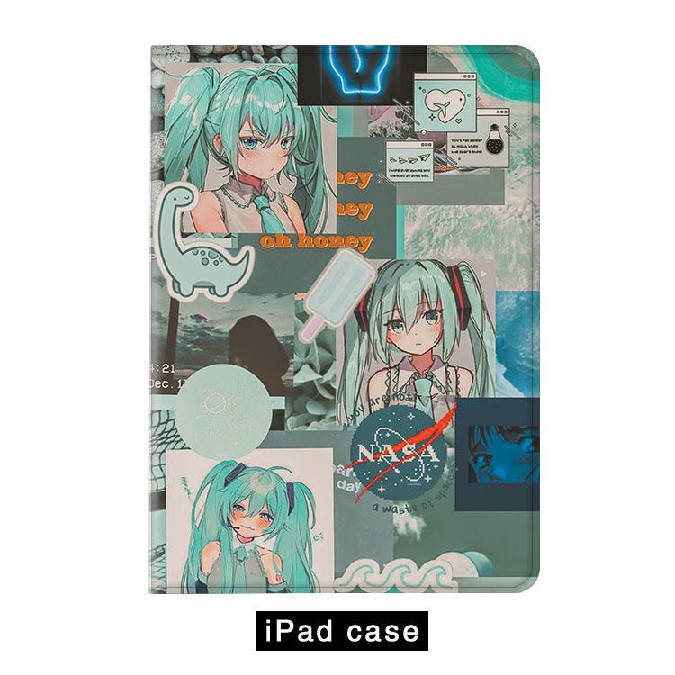 MIKU Hatsune Miku เคสไอแพด mini 4/5/6 air 1/2/3/4 5 เคส 10.9 gen10 10.2 ...