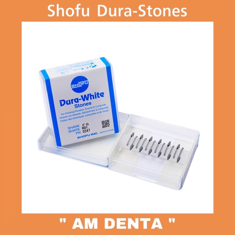 Shofu Dura Stones - Flame Shape Round Shape หัวกรอเร็ว | Shopee Thailand