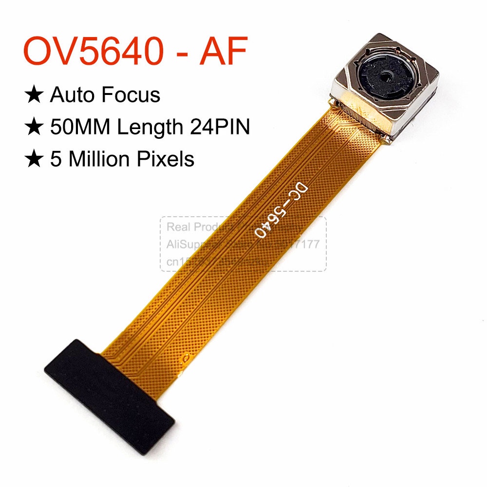 Ov5640 af โมดูลกล้องโฟกัสอัตโนมัติ 50 มม. 5 ล้านพิกเซล ยาว 24 ซม. 24 ...